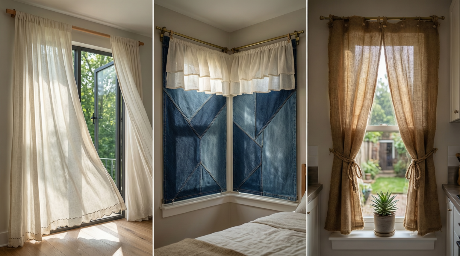 11 DIY Window Treatments Custom Look on a Budget